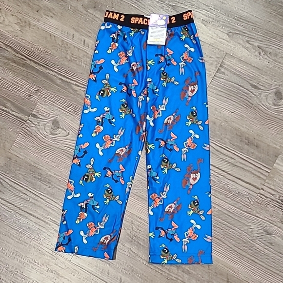 Warner Bros. | Pajamas | Space Jam 2 Blue Pajama Pants Size 56 | Poshmark